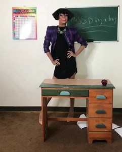 117K views · 1.6K reactions | Miss Ding-A-Ling arrives in her TestiCOPTER and the students are lost for words!藍 #iconicentrance #missdingaling • • •check out her full episodes on YouTube! Www.youtube.com/normanfreeman | Norman Freeman | Facebook