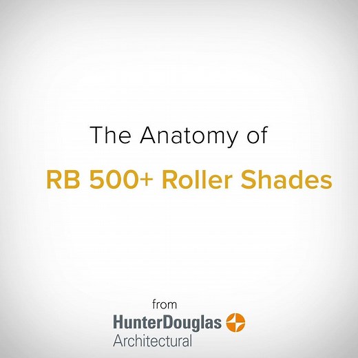 We're taking the work out of dissection. Explore the anatomy of our RB 500 roller shades, piece by piece. (Don't you wish we'd been there to help make dissecting frogs this simple, too?) #RollerShades #ProductDetails here: tinyurl.com/yabmqf87 #HowItWorks | Hunter Douglas Architectural