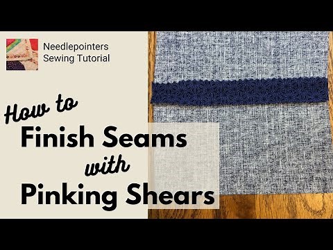 Pinked Seams: How to Easily Finish Seams with Pinking Shears