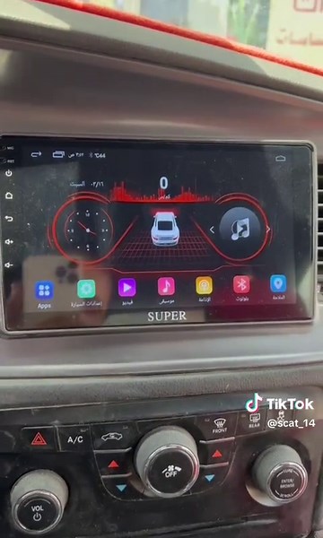 تحديث شاشة السيارة بنظام أندرويد 9 إنش
