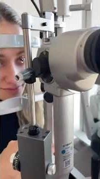 Slit lamp examination