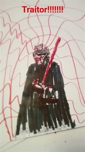 drawing kylo Ren