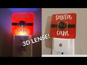 How to Make a Santa Cam Night Light | PLUS FREE SVG!