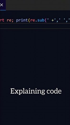Remove too many spaces in string using Python #coding #python #programming