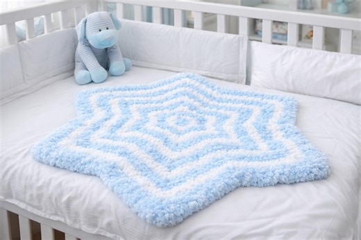 Star Baby Blanket Crochet Pattern PDF, Bernat Pipsqueak Blanket, Soft Cozy Throw, Beginner Friendly, Nursery Decor, Baby Gift - Etsy UK