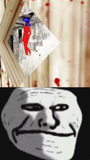 Ladybug Vs Trollface edit funny moments 😂🤣 #granny#shorts#gaming#video