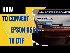 Epson ET-8550 DTF Printer Conversion | Step by Step Unboxing & DIY T-Shirt Printing Tutorial”