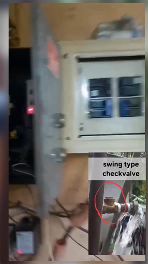 Please avoid using SWING TYPE CHECK VALVES on deepwell submersible...