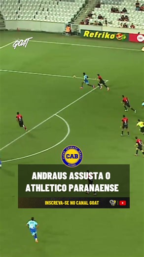 DIMINUIU O MARCADOR! ⚽️⚡️ GOL DO ANDRAUS! Quando o Athletico parecia ter o controle absoluto da partida, o time de Campo Largo aproveitou uma bobeira geral para diminuir a vantagem na Ligga Arena! A zaga do Furacão, que estava tranquila até então, bateu cabeça após uma bola alçada. Foi aquele famoso bate-rebate, a bola viva na área e ninguém conseguiu afastar! 👉 Campeonato Paranaense é no Canal GOAT! Vem com a gente! #ParanaensenoGOAT #GOAT