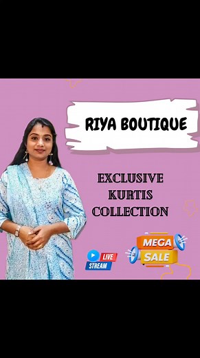 Riya boutique Live stream #brandingwithShakthii #kurtis #promo #live #viral #trendingpost | Branding with Shakthii | Facebook