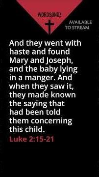 Luke 2:15-21 – Scripture Song (Bible Verse Song) #shorts
