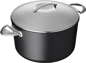 Scanpan Professional 7 qt Nonstick Dutch Oven with Lid - Compatible with All Cooktops, Induction Ready, Metal Utensil Safe, Oven Safe to 500°F, Dishwasher Safe