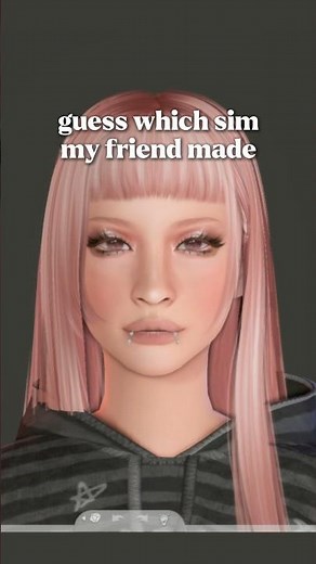 Which Sim did my friend make? Can you guess? 👀 Sims 4 #shorts #thesims #spaghetti