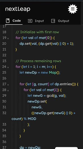 Count Ways with GCD = 1 | Matrix DP + GCD Trick