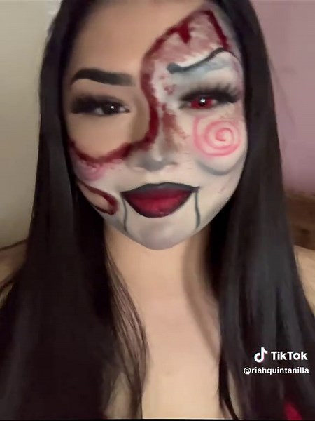 Jigsaw Puppet Halloween Makeup Tutorial