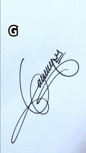 How to sign the letter G? #shorts