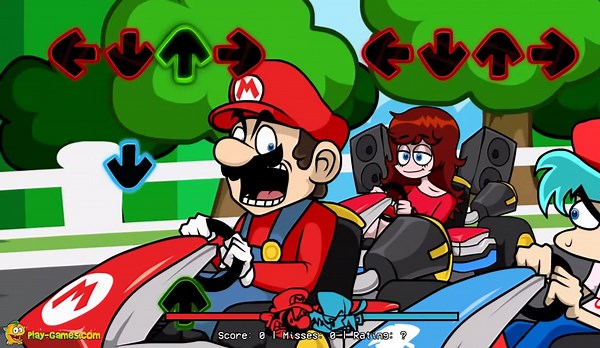 FNF VS Mario's Madness | LINK in BIO #fnf #fnfmod #fnfmario #fnfmariokart #mariokart #mario #mariomod #mariofnf #fnfkart