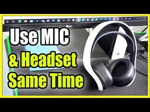 How to USE Separate Mic and HEADSET on PS4 at Same Time (Livestream Setup)