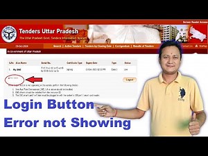 UP Tender Java Error Problem Solved | UP eProcurement Login Button Not Appearing | #dsc_guru2023