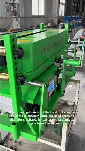 This is a new type of electeic cable laying and pulling machine, for laying power cables efficient.