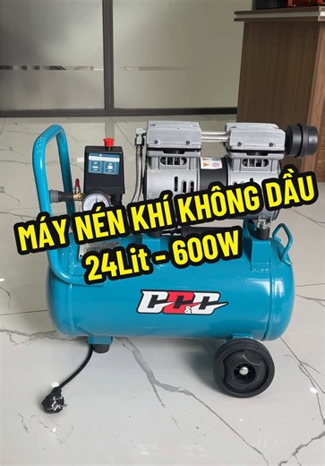 Máy nén khí không dầu 24Lit - công suất 600W #maynenkhi #maynenkhikhongdau #maynenkhigiare #xuhuong #viral #foryou #fyp