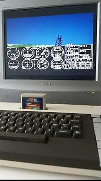 80s Gaming - Flight Simulator II on the Atari 800XL #8bit #retrogaming #atari