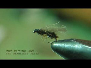 FLY TYING-CDC FLYING ANT - THE DEADLIEST FLIES with Chris Walklet