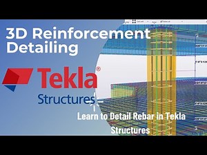 Tekla Structures beginner tutorial/tekla structures rebar detailing/Learn to Detail Rebar in Tekla
