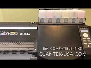 OKI ColorPainter E64 with compatible Inks
