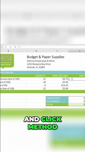 Excel Point & Click Method for Formula Calculations #exceltips #spreadsheetmagic #excel
