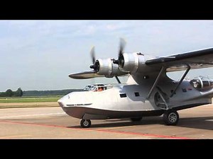 Dutch PBY-5A Catalina start up (HD)