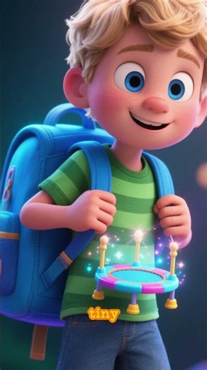 🎒✨ The Boy’s Magic Backpack Surprise! | 3D Cartoon Short