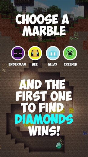 Minecraft Marble Race: Choose Your Marble Wisely!