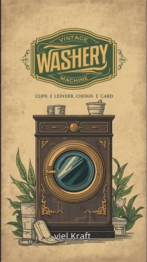 Erfindung der Waschmaschiene