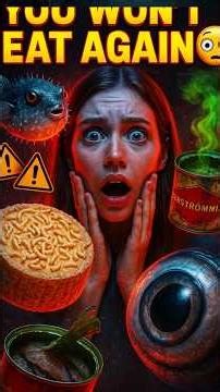 Try Not To Gag Challenge 😳🌍 The Strangest Foods on Earth