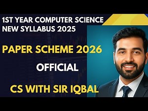 Class 11 Scheme Computer Science 2025 | New Paper Pattern + Chapter-wise Marks