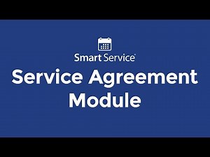 Service Agreements/PM Contracts Module for Smart Service