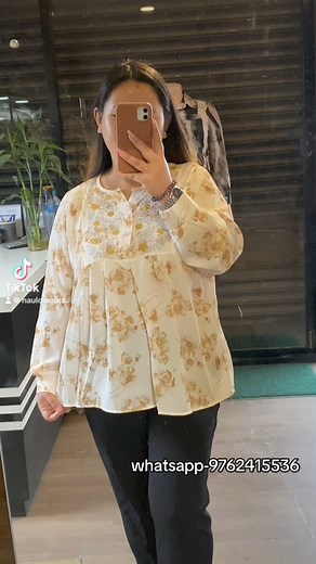 embroidy tops available #fresharrivals #freesize #ordernow #naulowears #wearnaulobenaulo #jhamsikhellalitpur #shippingworldwide🌍✈️ | Naulo wears