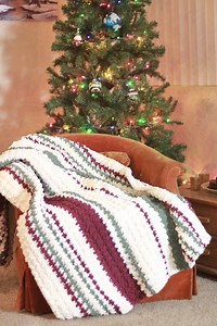 Ribbon Candy Blanket: Quick and Easy Chunky Free Crochet Blanket Pattern