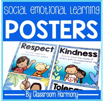 Character Education Posters | Coloring & SEL Activities | Classroom Decor