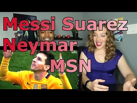 Messi Suarez Neymar MSN ► Skills & Goals 2016 HD (Reaction 🔥)