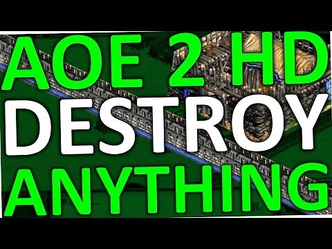 Age Of Empires 2 How To Destroy Own Buildings (Trees, Wall etc. - AOE 2 HD)
