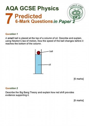 (Last Minute) AQA GCSE Physics Paper 2: Predicted 6 Marks Questions #aqa #gcse #physics #aqagcse