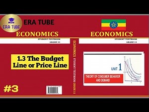 Economics Grade 11 Unit 1 #3 The Budget Line Or Price Line NEW CURRICULUM