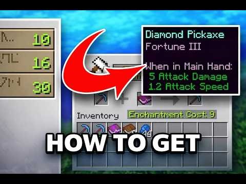 Minecraft How to Get Fortune 3 (Best & Fastest Method)