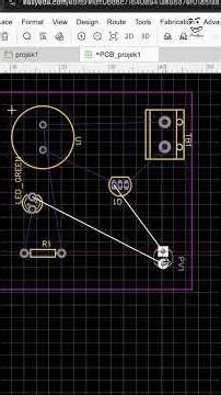 Part 2 bikin PCB Sederhana! #tutorial #pcb #3d #electronics