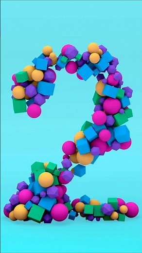 Count Backwards with Floating Shapes | 5 to 0 for Kids 🔢✨