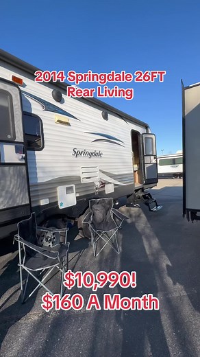 2014 Keystone Springdale 26FT Rear Living! Weighs 6,458Lbs. Sleeps 5 On Sale $10,990! $160 A Month! Power Awning Solid Steps W Railing Upgraded Cree 3000 Axle Piece U Shape Dinette 2 Rockers Chairs Roof Redone by Rv Dealer Tv Mount Included Outside Shower Radio W/ Outside Speakers 6 Gal Gas/Electric Fridge Dual Entrance Bath Tub & More! Call or Text Tony T 313-221-0064