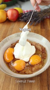 1.3M views · 12K reactions | 3-Ingredient Apple Yogurt Cake #fblifestyle | Simple Food - videos and recipes | Facebook