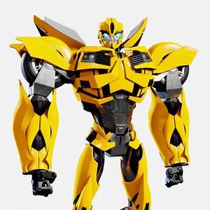 Bumblebee Transformers Prime Rig - 3D Model by billnguyen1411